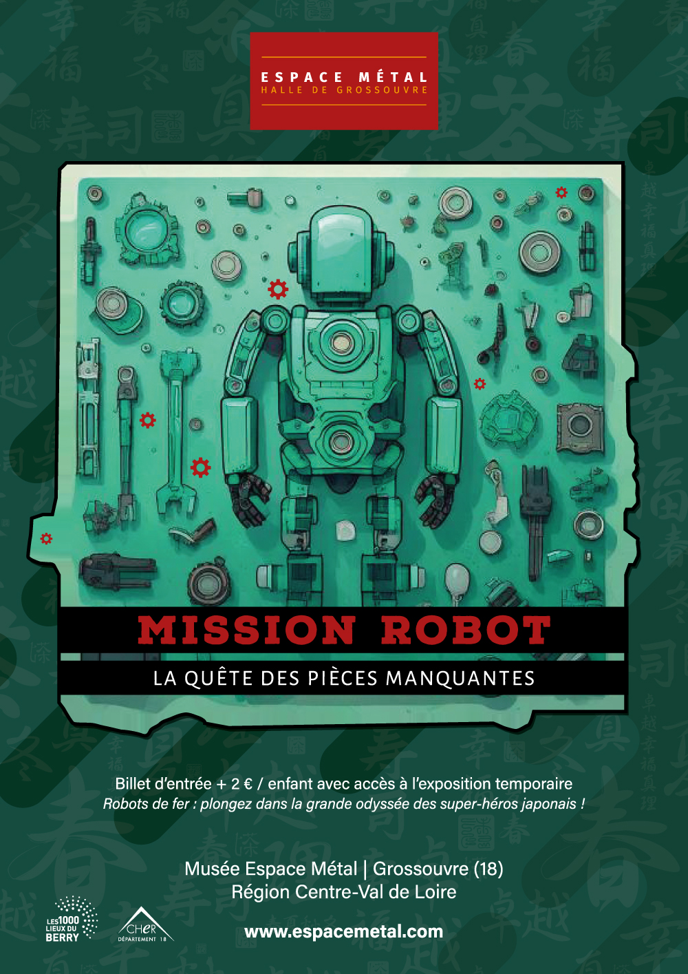 Livret de jeu Mission Robot - Espace Métal - Halle de Grossouvre